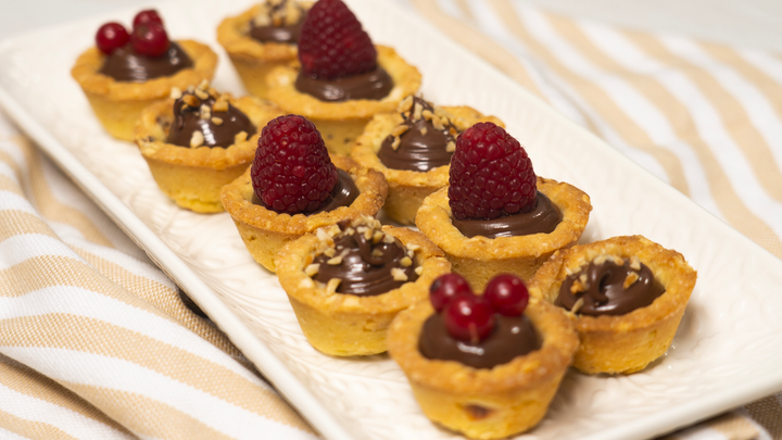 Mini crostatine con Nutella® | Ricetta Chef in Camicia